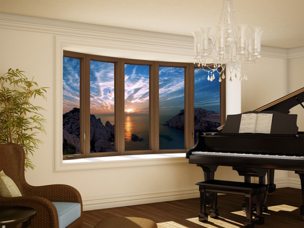 Bow Windows for Sale at California Deluxe Windows